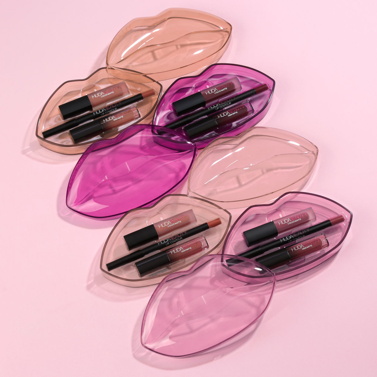 Huda Beauty Matte & Cream Lip Set - Provocateur & Muse