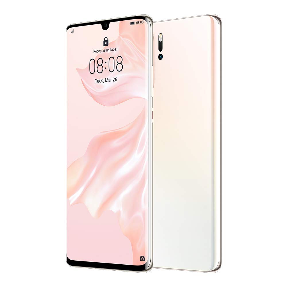 Huawei P30 Pro Dual SIM - 128GB, 8GB RAM, 4G LTE, Pearl White
